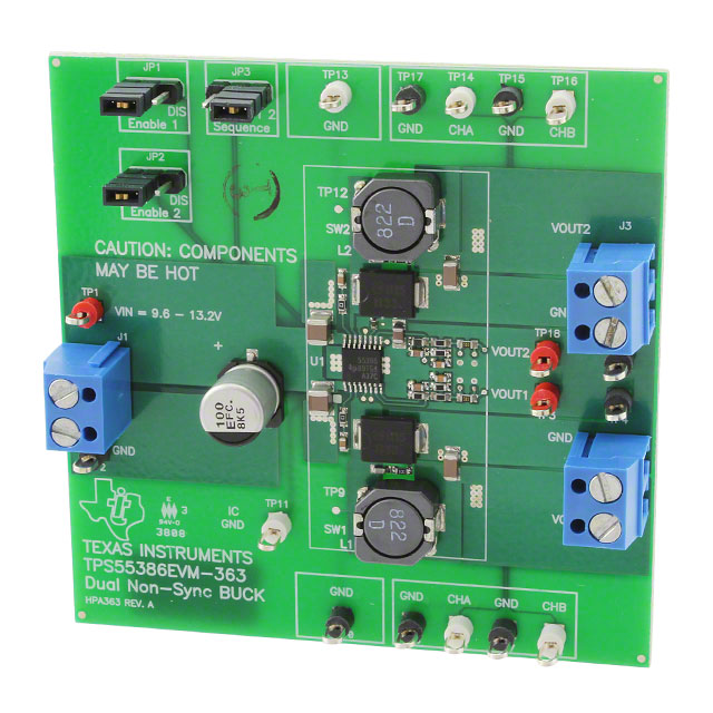 TPS55386EVM-363 Texas Instruments | Entwicklungsboards, -kits, Programmierer | DigiKey